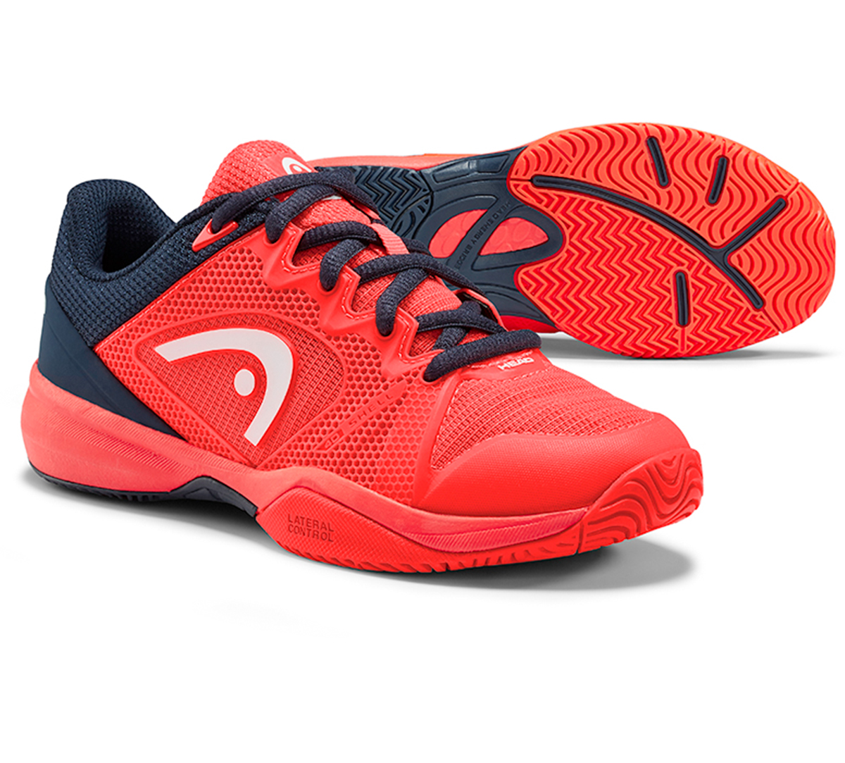 Head Revolt Pro 2.5 Junior Neon Red Dark Blue - buty tenisowe - Head ...